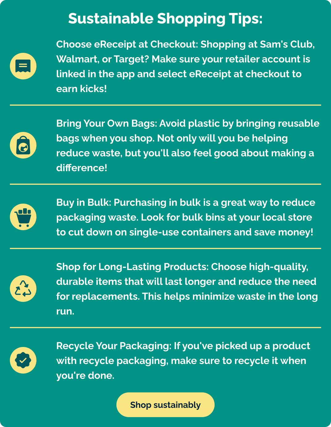 Shopkick | Celebrate Earth Month